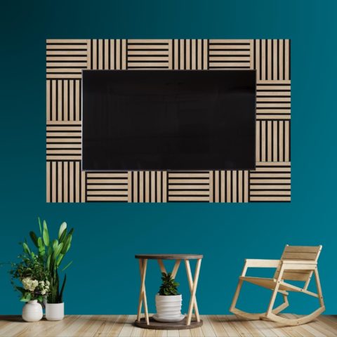 mur TV tasseau bois : conseils, inspirations et tutos | Decoon